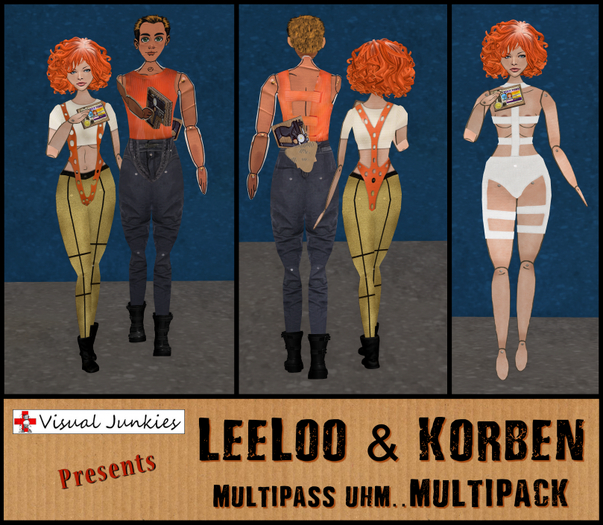 Second Life Marketplace - Leeloo & Korben Multipass Uhm MultiPack